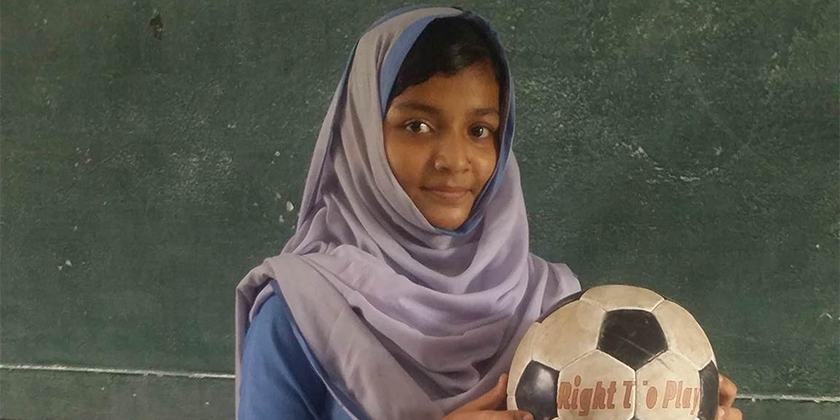 Fotballens stemme | Historien om Khansa | Right To Play - Right To Play